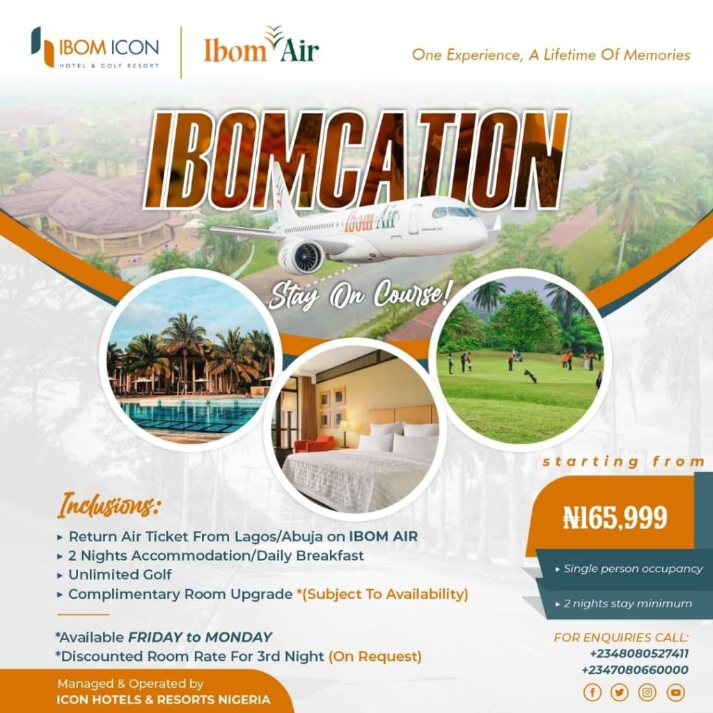 Ibom Icon Hotel & Ibom Air Reveal “Ibomcation” Package – Ibom Air