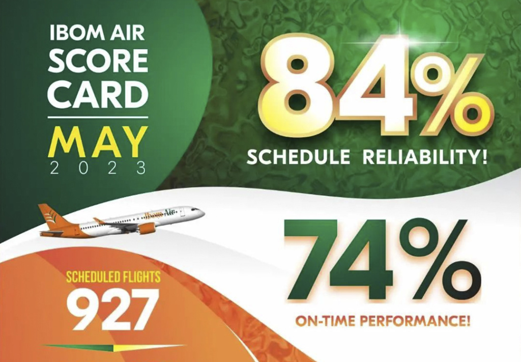 May 2023 On-Time Performance Reporting – Ibom Air